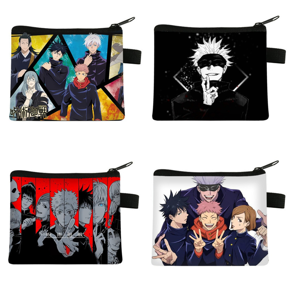 Jujutsu Kaisen Coin Wallet Bag Cartoon Wallet Satoru Gojo Itadori Yuji ...
