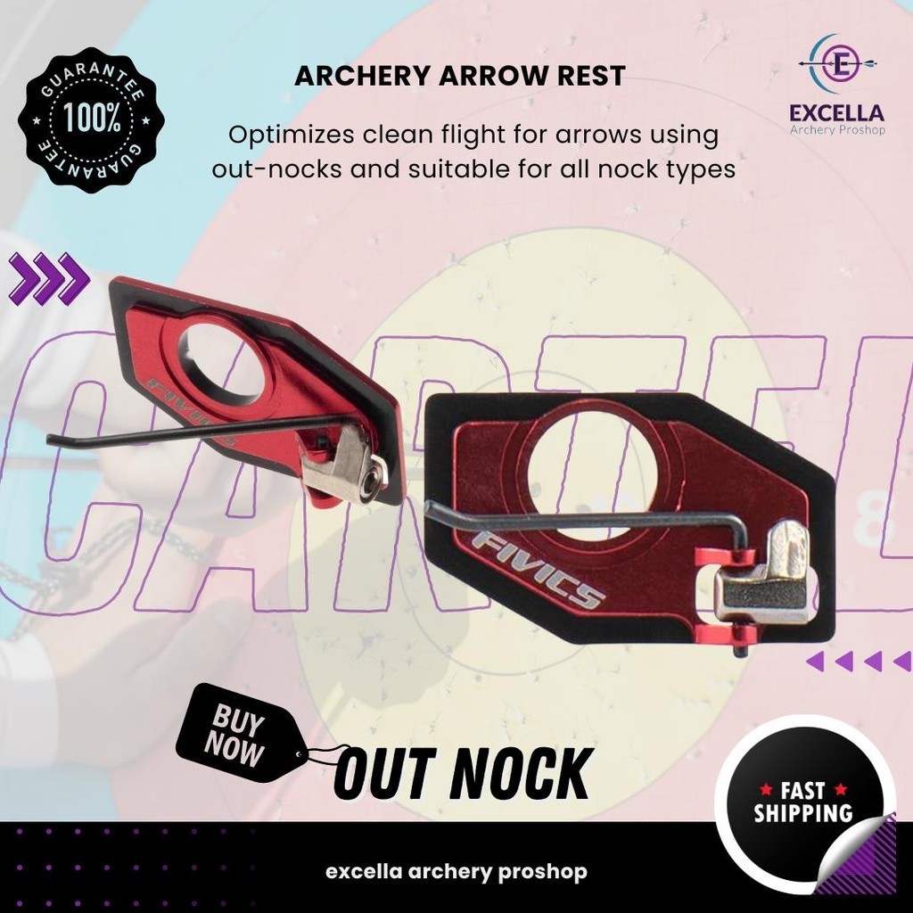 Fivics Archery Arrow Rest Out Nock / Excella Archery Proshop / Sport ...