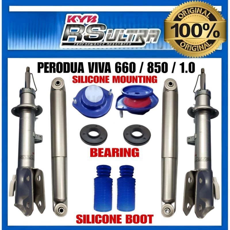 BF KYB RS ULTRA PERODUA VIVA , VIVA ELITE ABSORBER FRONT / REAR + BOOT ...