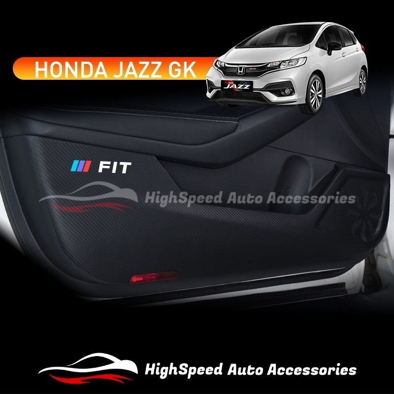Honda Jazz GK (2014-2022) Carbon Fiber Anti Side Kick Sticker | Shopee ...