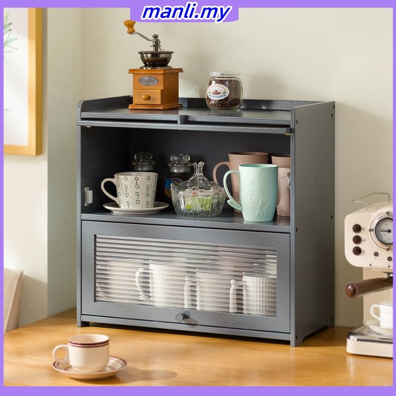 LullaHome Minimalist Muji Nordic Bamboo Cabinet Kitchen Pantry ...