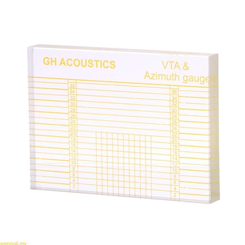 weroyal Upgrade Cartridge Alignment Ruler Phonograph Tonearms VTA ...