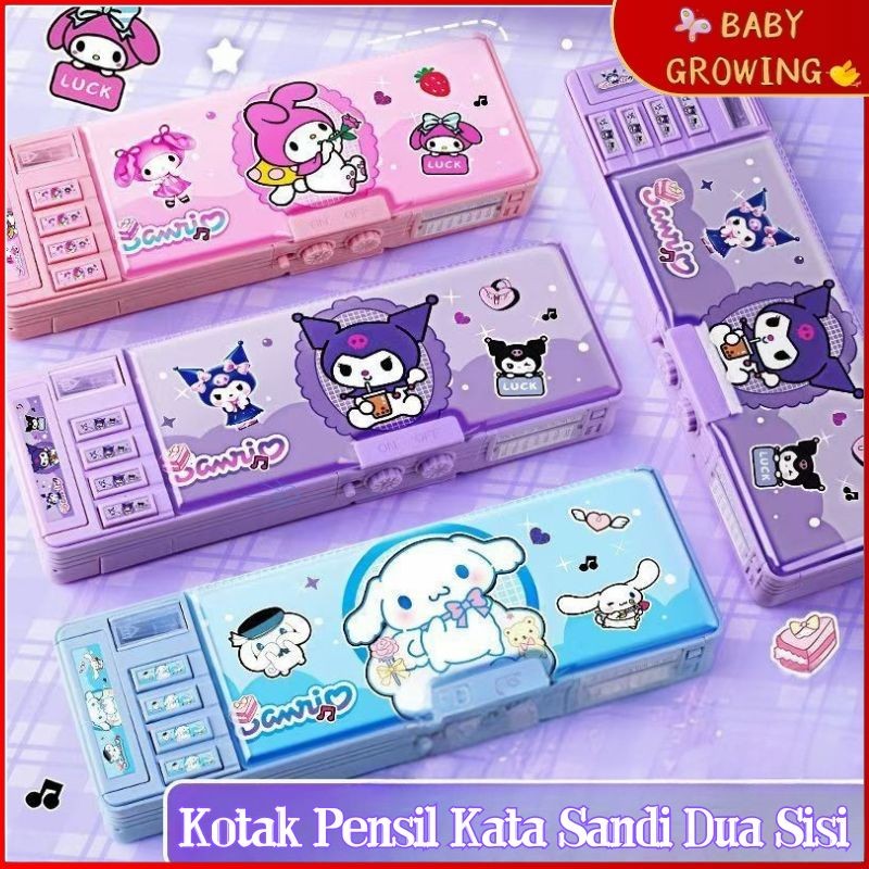 New Double Sided Password Mechanical Pencil Case / Multifunctional ...