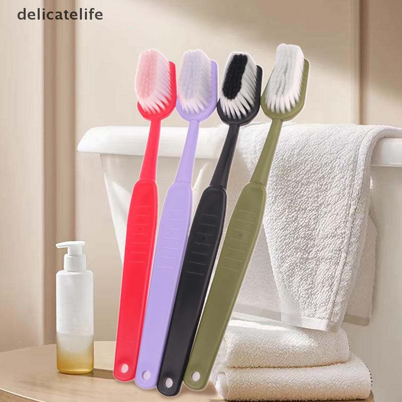 delicatelife Colorful Super Long Toothbrush Oversized Bath Brush Oral ...