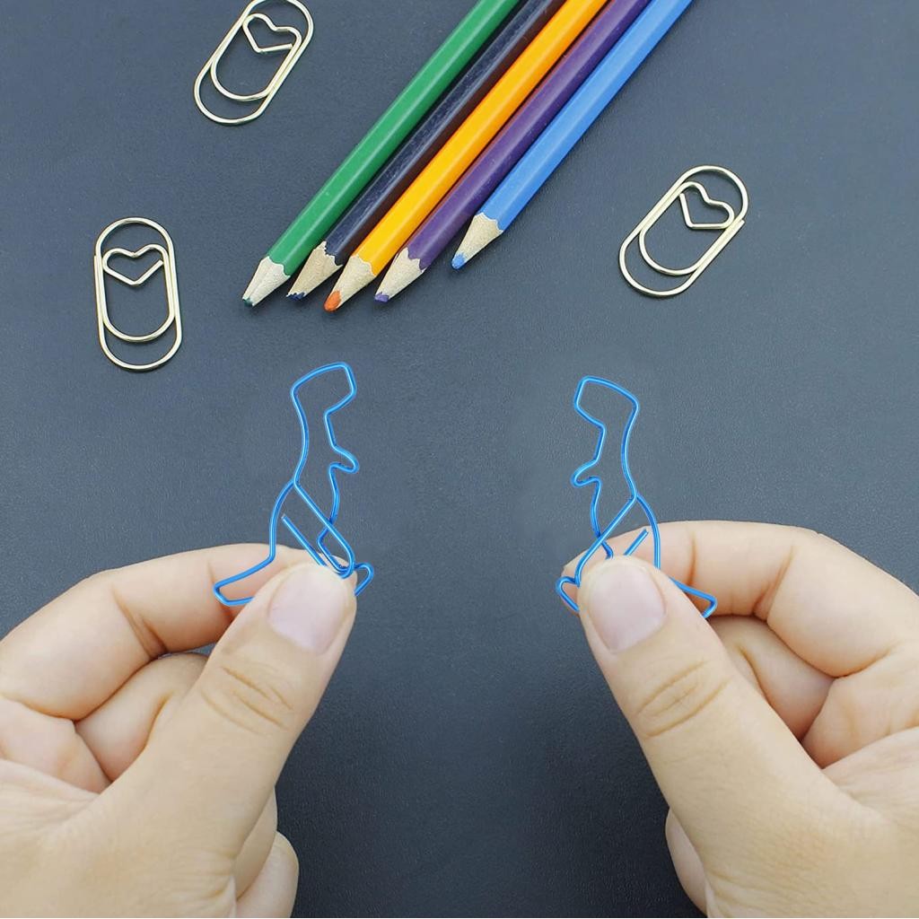 Kkala Office School Supplies Paper Clips with Innovative Fadeless ...