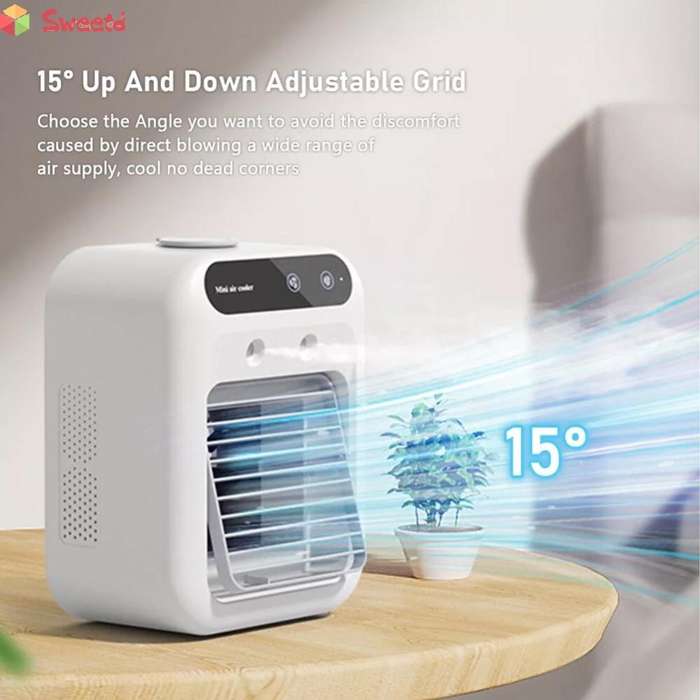 【SWTDRM】Rechargeable Personal Air Cooler with 500ml Water Tank for All Day Use-【Sweetdream ...