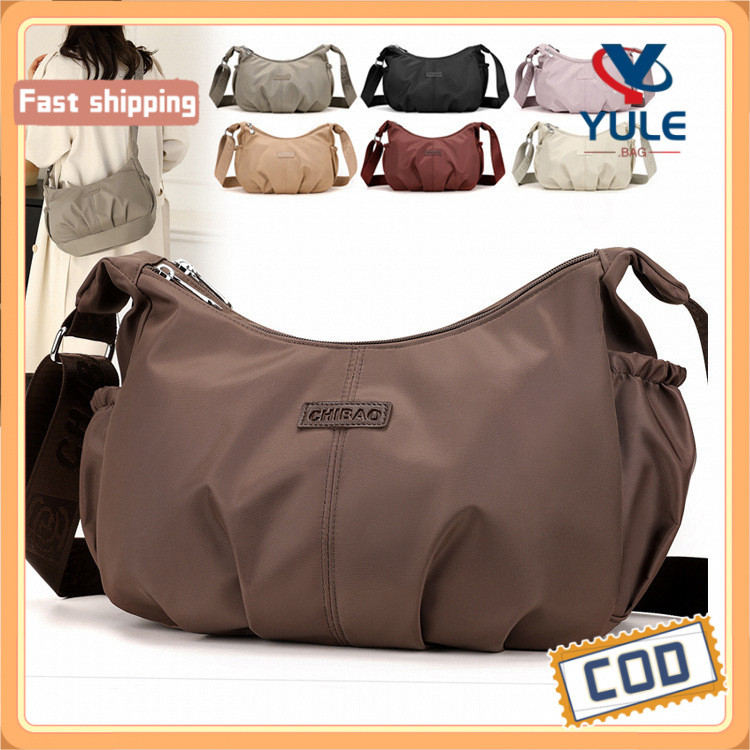 YULE Multi Compartment Sling Bag Women Waterproof Anti Theft Large ...