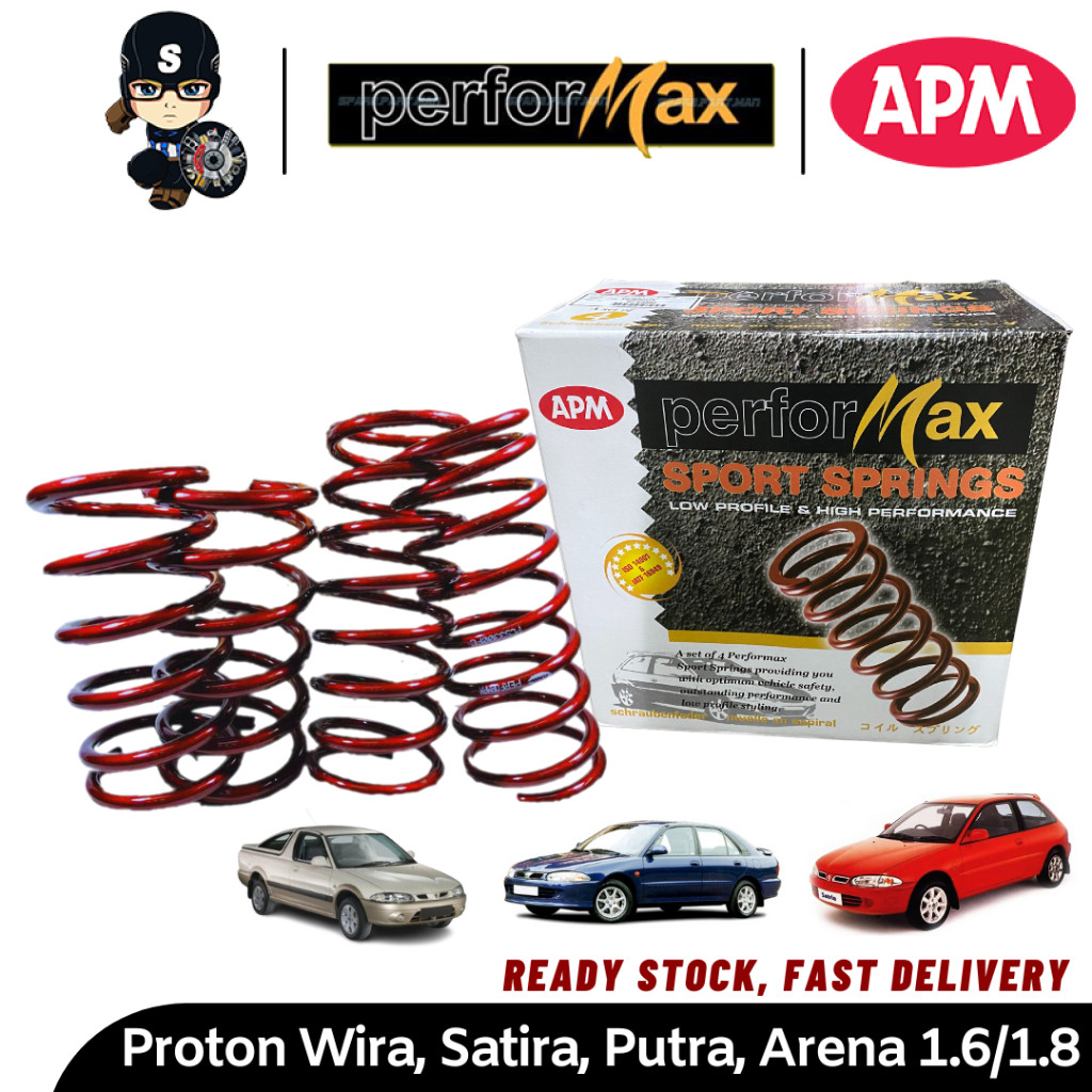APM Performax Proton Wira, Satria, Putra, Arena 1.6 & 1.8 Lowered Sport ...