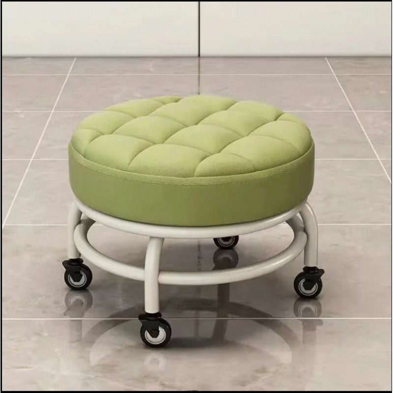 Universal Wheel Small Low Stool Cheap Lazy Sliding Stool Chair ...