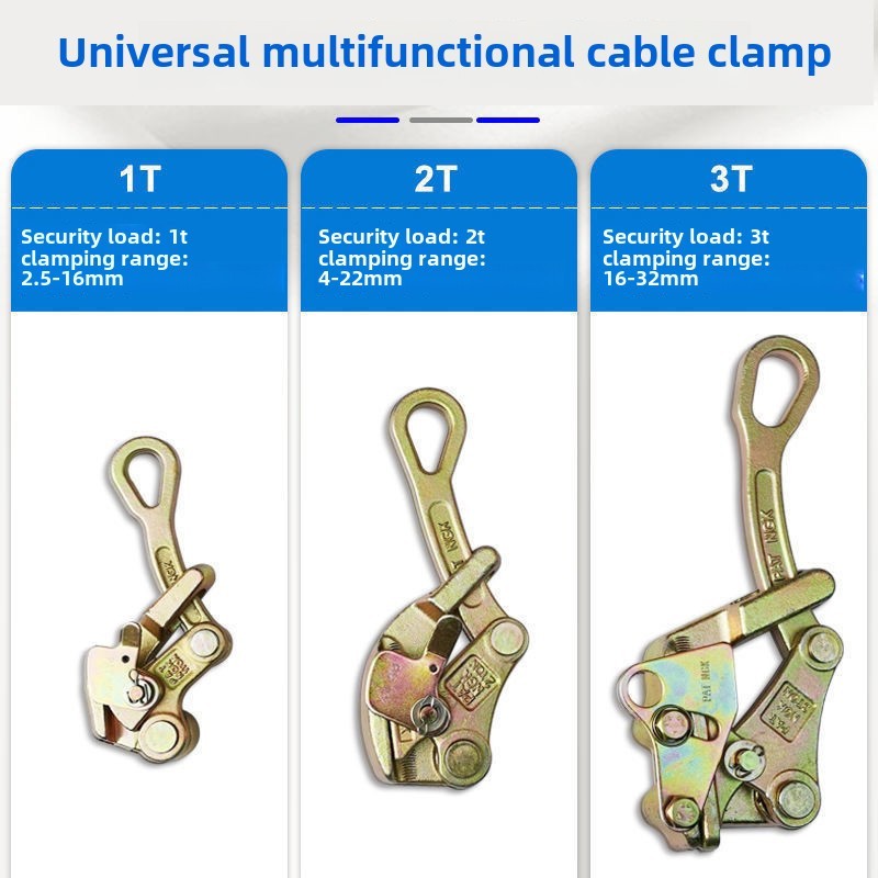 Wire rope clamp, cable clamp, power wire clamp, wire clamp, pull wire ...
