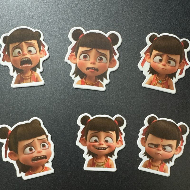 (READY STOCK)哪吒2之魔童闹海冰箱贴金属磁吸贴哪吒系列周边磁贴Nezha 2: The Magic Child in the ...