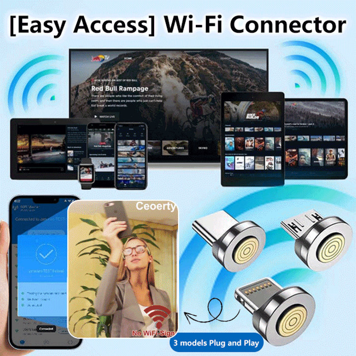 Easy Access Wi-Fi Connector Fast Charging Cell Phone Access Connector ...