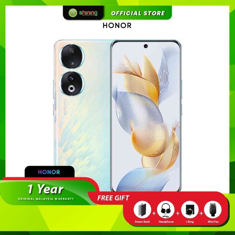 Honor 90 (REA-NX9)(512GB ROM 12GB RAM)(Peacock Blue) | Shopee Malaysia