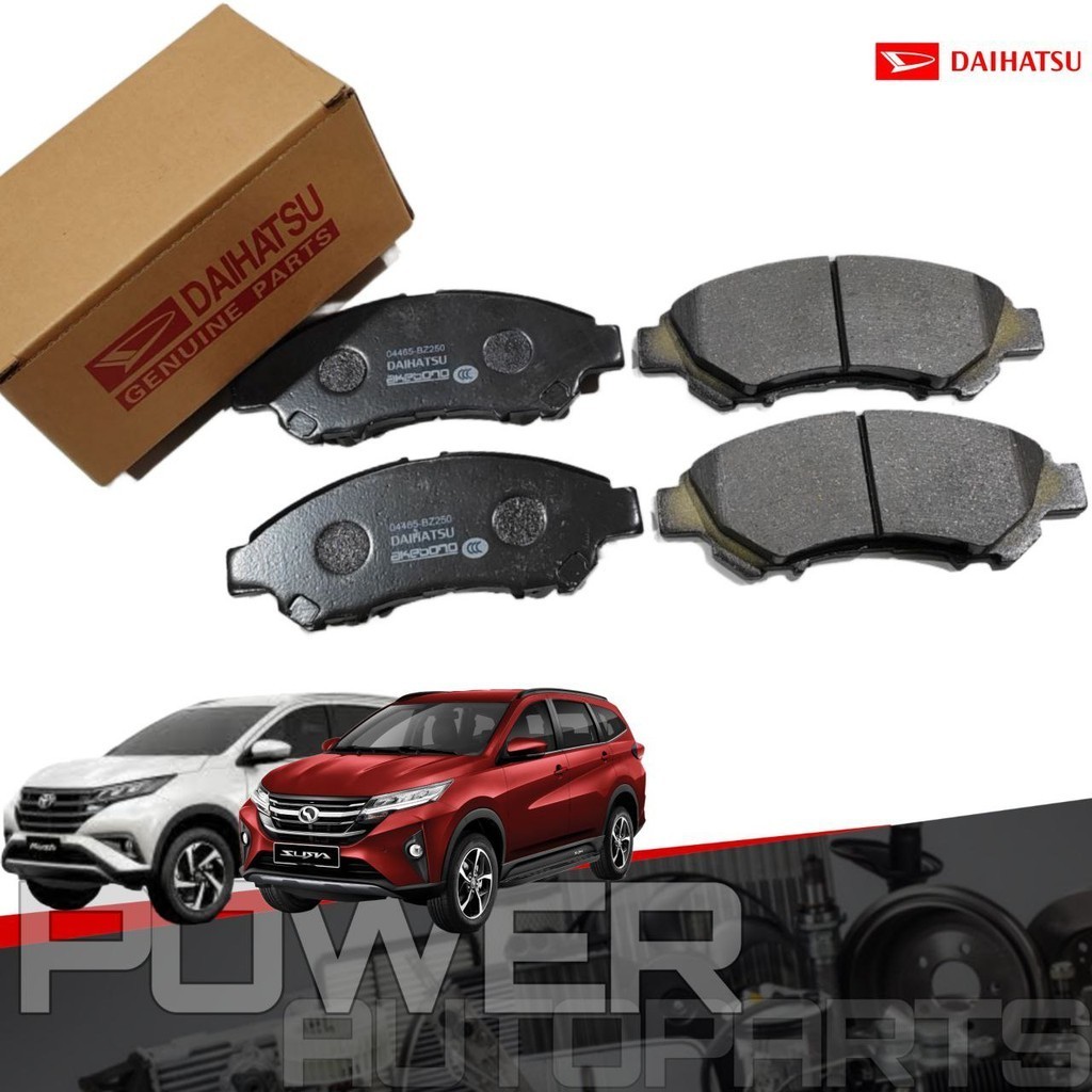 🚨 DAIHATSU 🚨 PERODUA ARUZ / TOYOTA RUSH F850 FRONT BRAKE PAD 1 SET ...