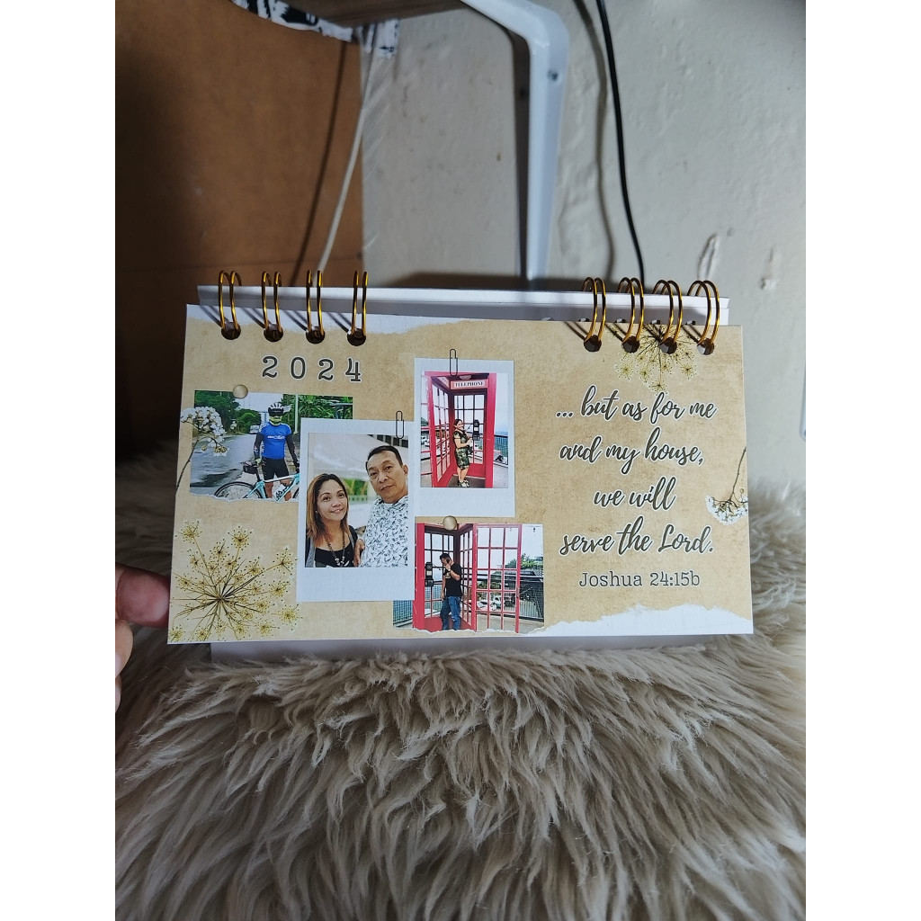 , 2024 Desk calendar Customized calendar Aesthetic Desk Calendar ...