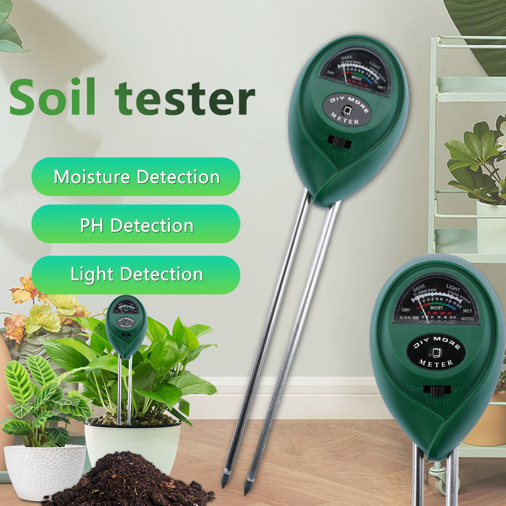DIYMORE Soil Moisture Meter 4 in 1 Ph Meter Soil Tester for Moisture ...