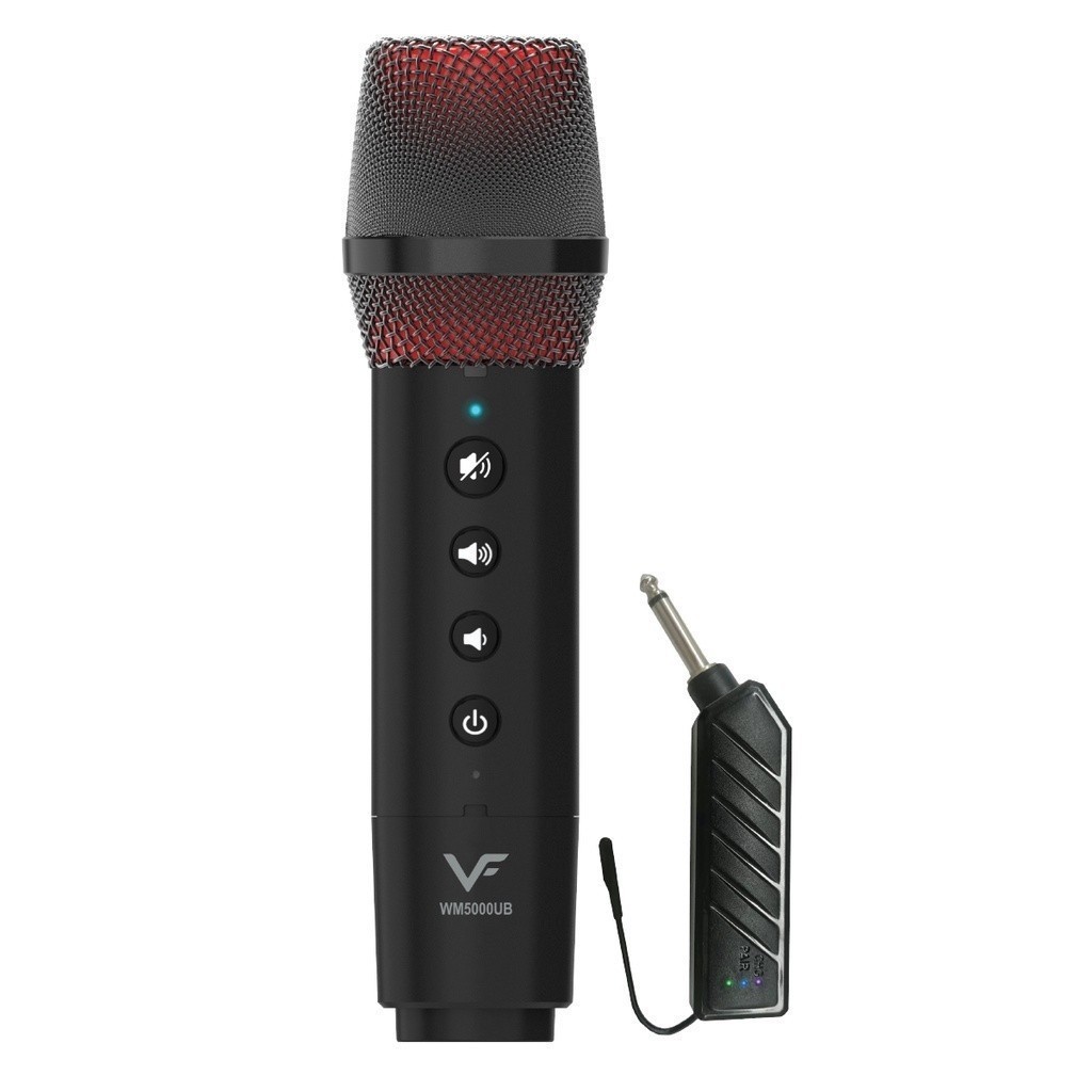 Vinnfier VF WM5000UB Wireless UHF Microphone Plug & Play Handheld ...