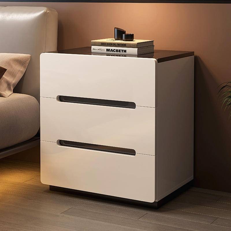 Creative Minimalist Bedside Table in the Bedroom, Modern and Luxurious ...