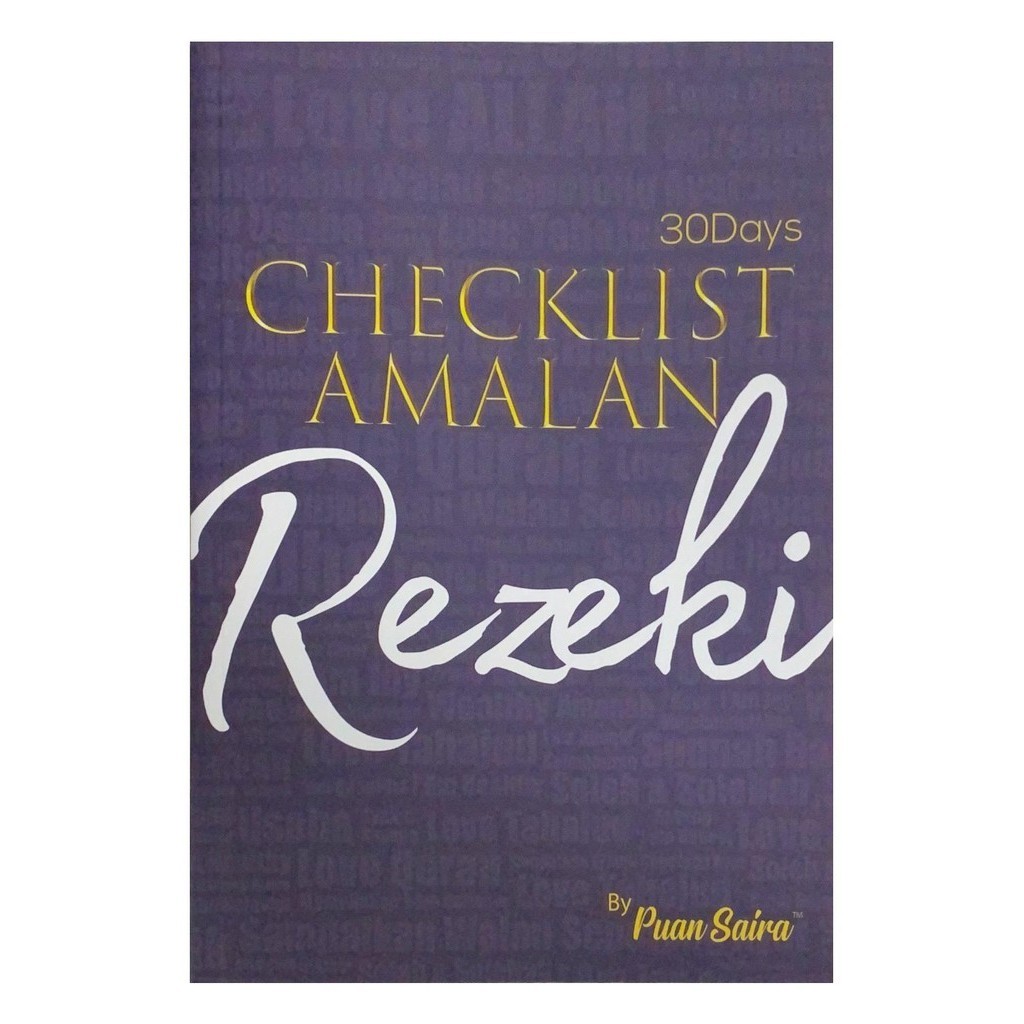 30 Days Checklist Amalan Rezeki | Shopee Malaysia