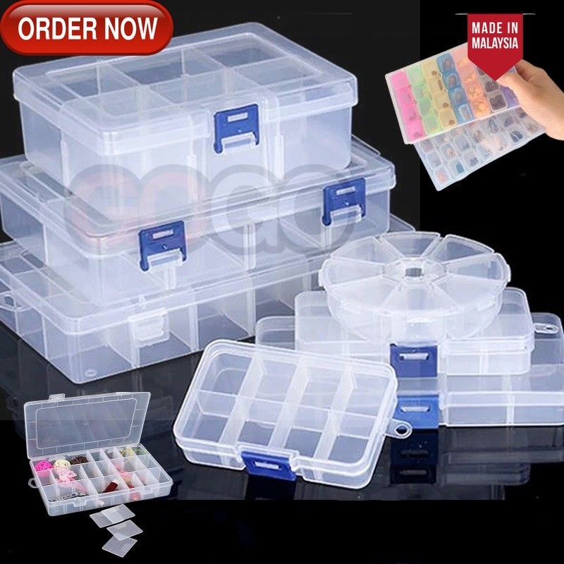 GG [Featured]Mini Plastic Storage Box Container for Jewelry, Small ...