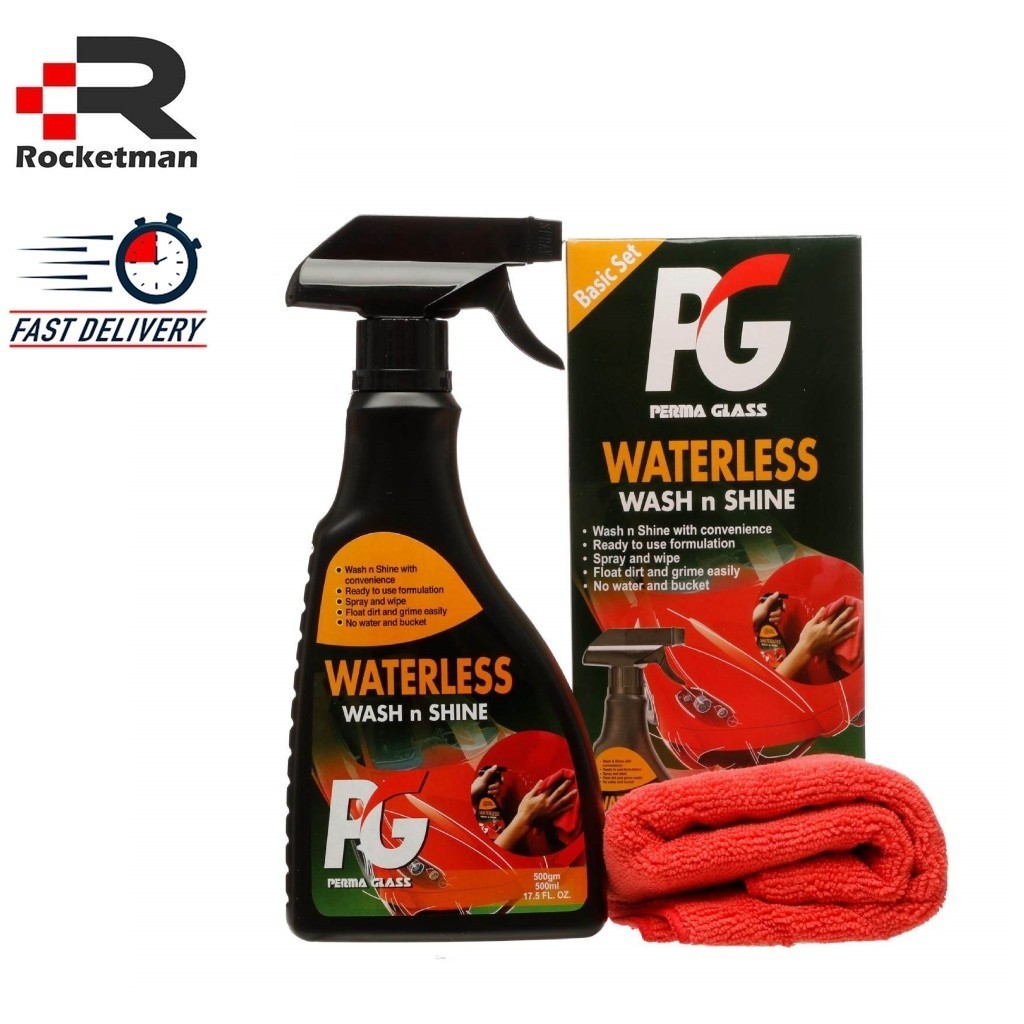 PG WATERLESS WASH AND SHINE BASIC SET (500ML) | Shopee Malaysia