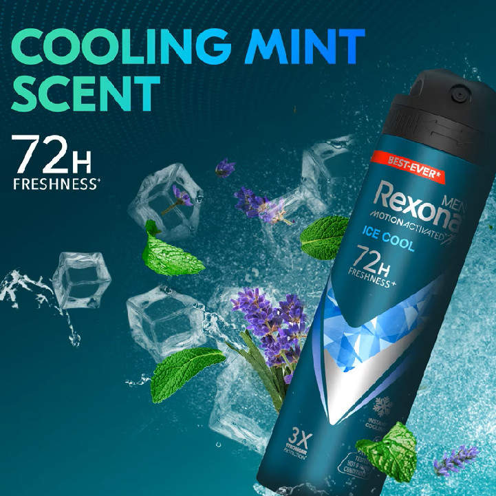 Rexona Men Ice Cool Deodorant Spray ( 135ml ) | Shopee Malaysia