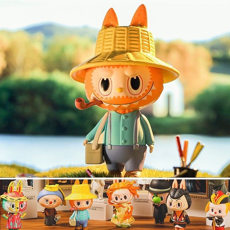 Genuine POPMART POPMART LABUBU LABUBU Elf Art Gallery Series Mystery Box Doll official Authentic ...