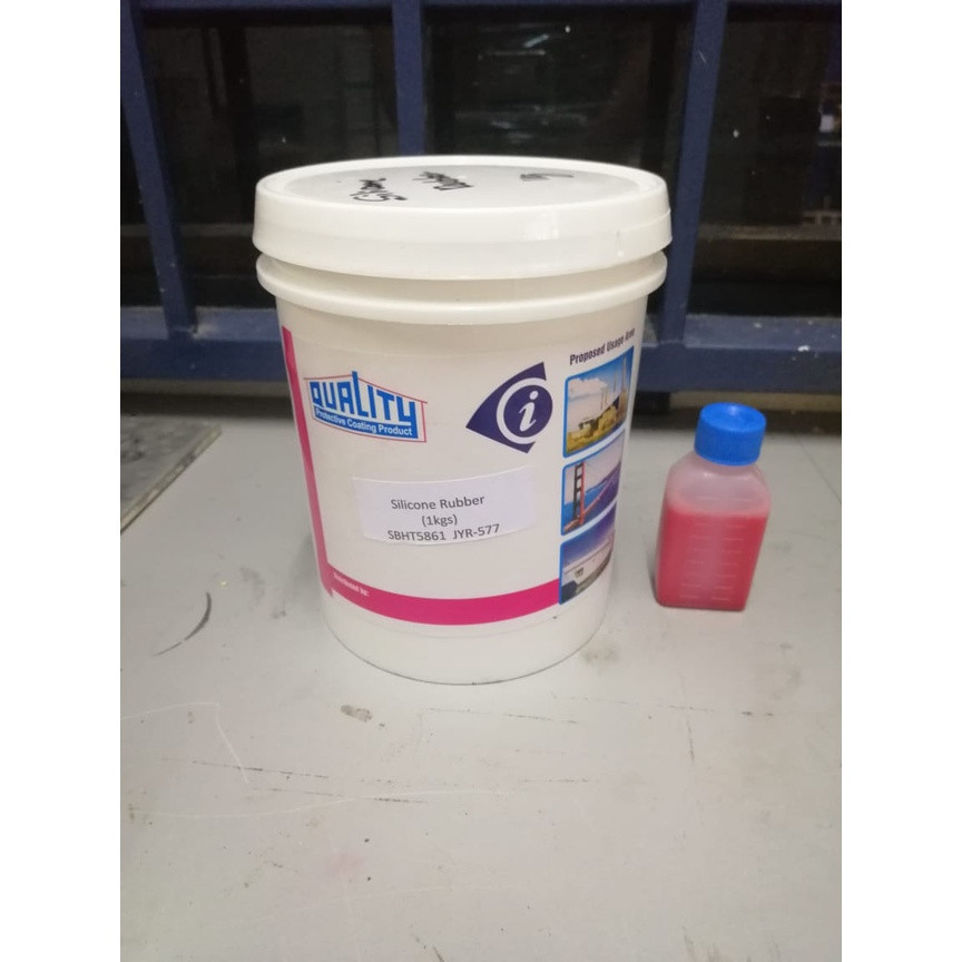 RTV silicone rubber with hardener (red)(1 kg + 20ml catalyst) | Shopee ...