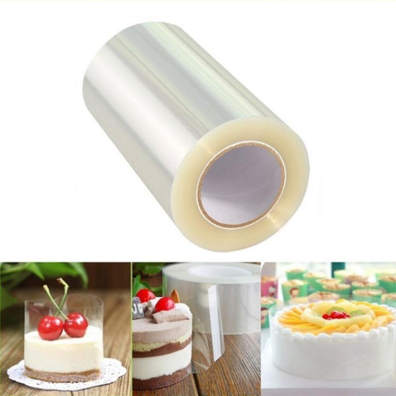 M7016 50M Clear Mousse Dessert Surrounding Edge Wrap Tape Cake Collar ...