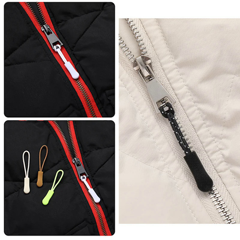 Colorful Zipper Pull Cord Zip Puller Durable Replacement Ends Lock Zips ...