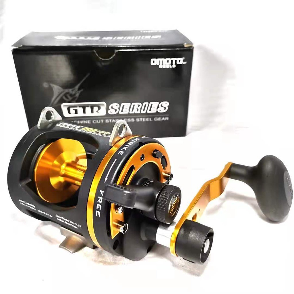 OMOTO GTR T20 ll 2speed RIGHT HAND FISHING REEL(2-SPEED) | Shopee Malaysia