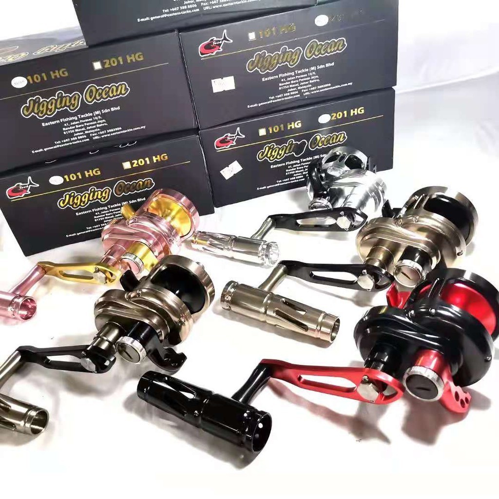 G-TECH JIGGING OCEAN 101HG/201HG FISHING REEL | Shopee Malaysia