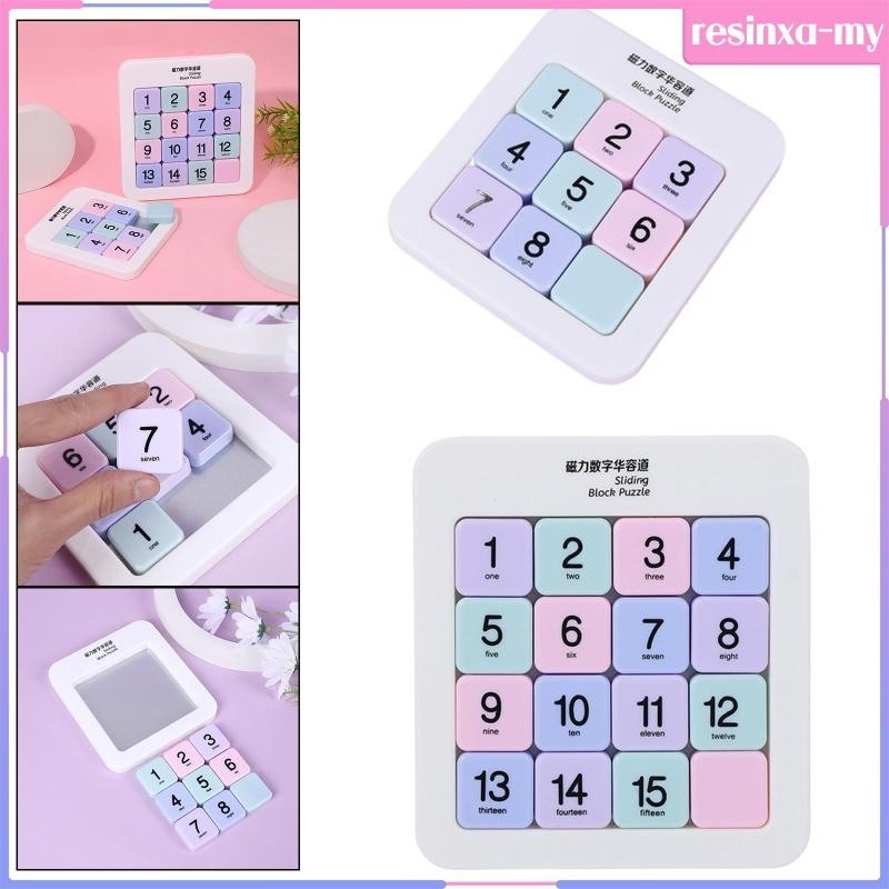 [ResinxaMY] Number Sliding Puzzle Portable Girls Party Favors ...
