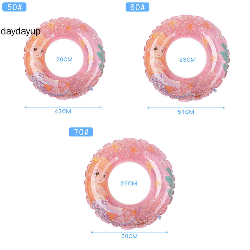 Thickened Swimming Circle Children Inflatable Lifebuoy Baby Learning ...