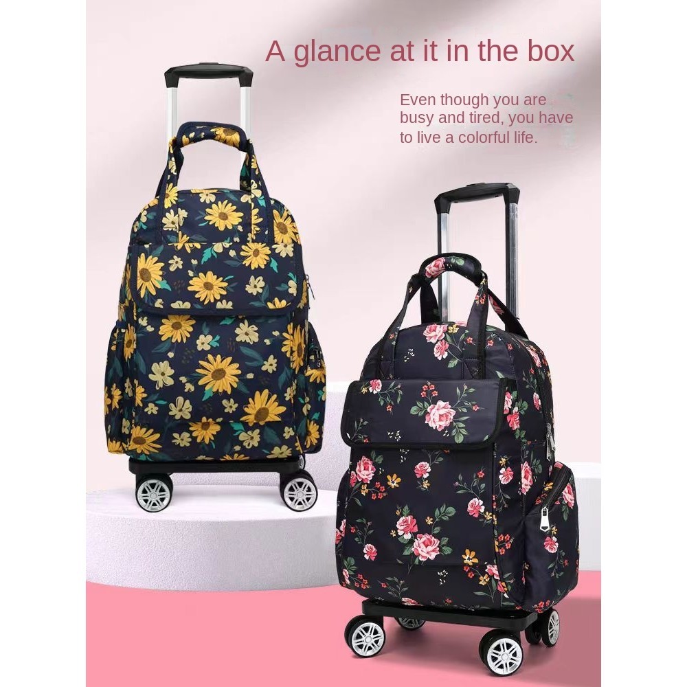 Waterproof Folding Trolley Bag Universal Aircraft Wheel Handheld ...