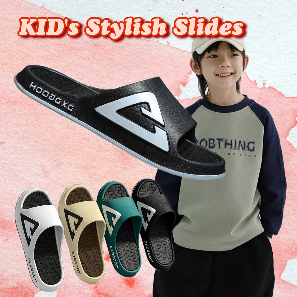 Kids Stylish Slipper Children Slide Kids Slippers Selipar Budak Lelaki ...