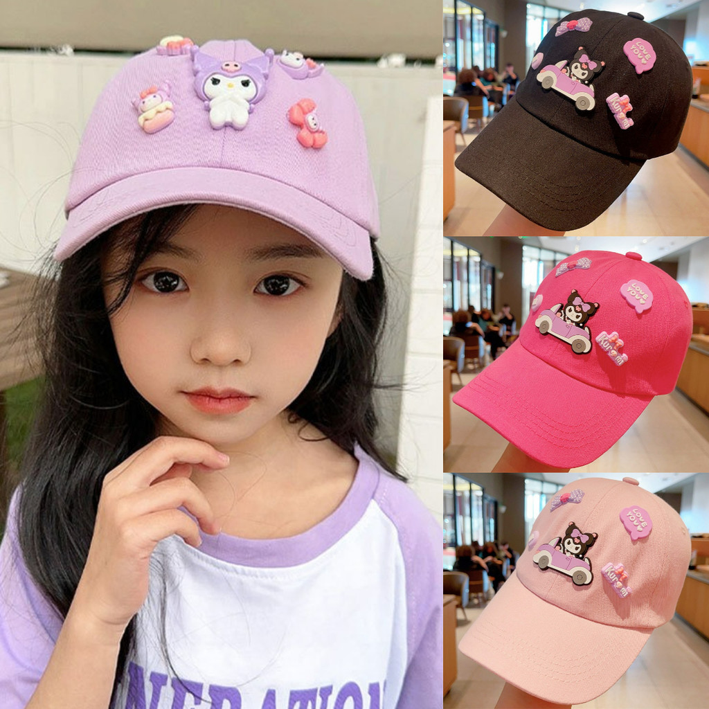 cute cartoon Kulomi Kids Baseball Cap for Little Girl Outdoor sun ...