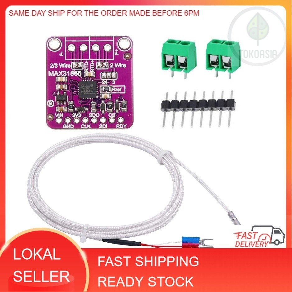 MAX31865 PT100/PT1000 RTD Temperature Thermocouple Sensor Amplifier ...