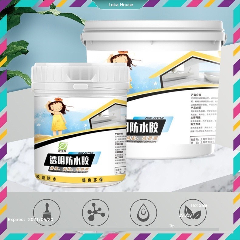 Leak-proof Transparent Waterproofing Adhesive for Roofs, Exterior Walls ...