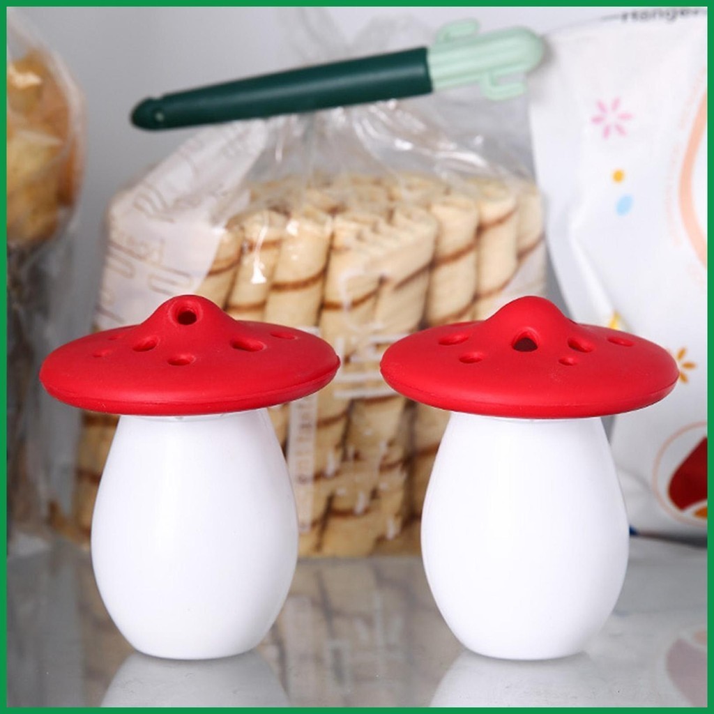 Refrigerator Baking Soda Deodorizer Holder Mushroom Fridge Moisture