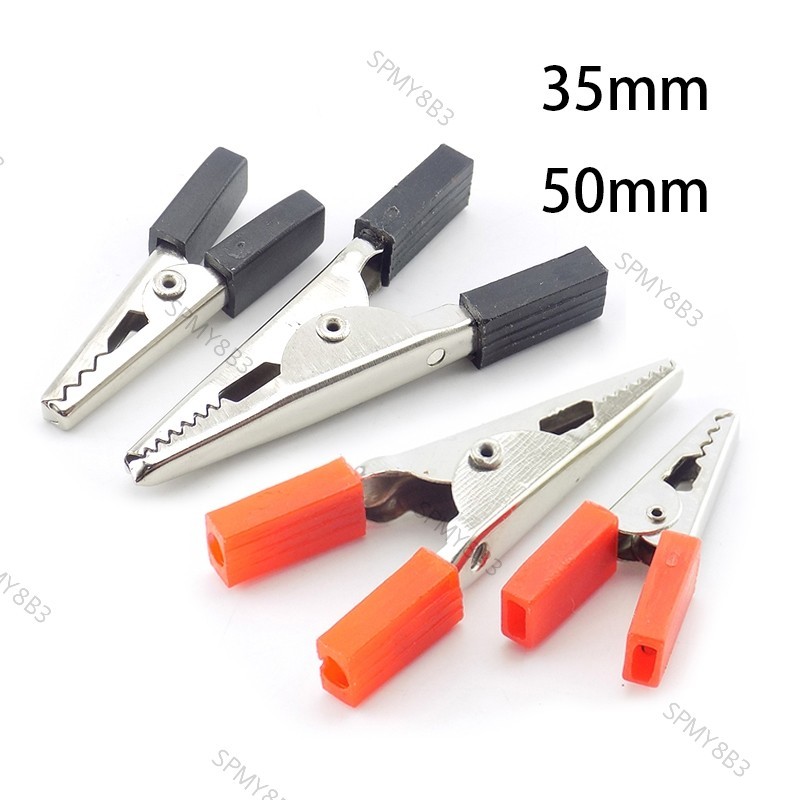 10pcsAlligator Clips Crocodile Terminal Test Electrical Battery ...
