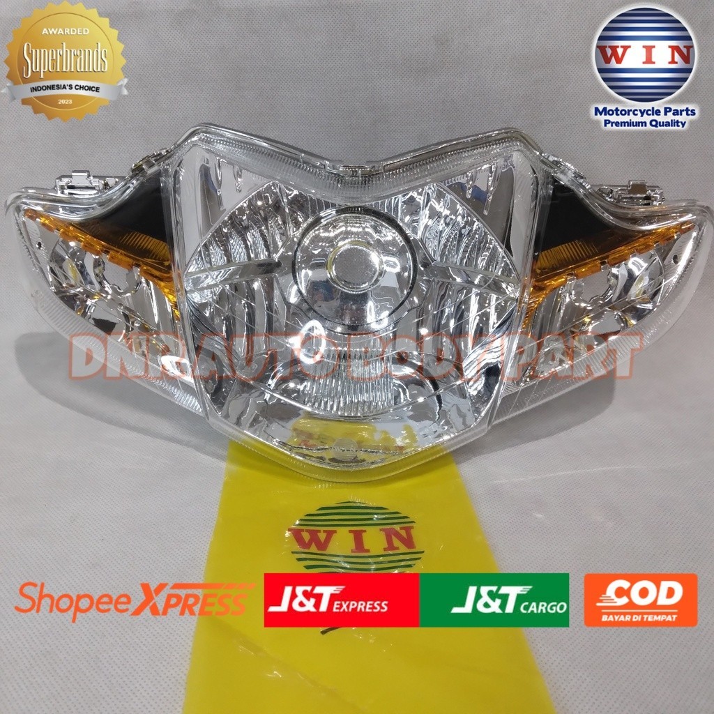 Absolute Revo 110 Headlights 2009 2010 2011 2012 2013 | Win headlamp reflector | Original honda ...