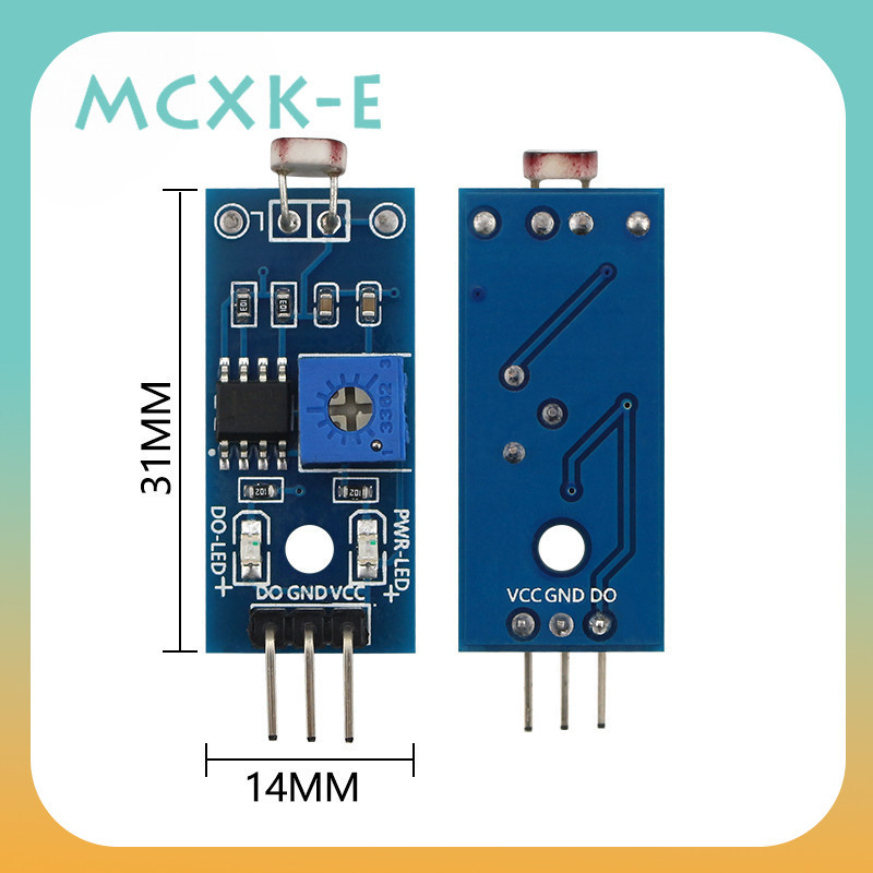Photosensitive brightness resistance sensor module Light intensity ...
