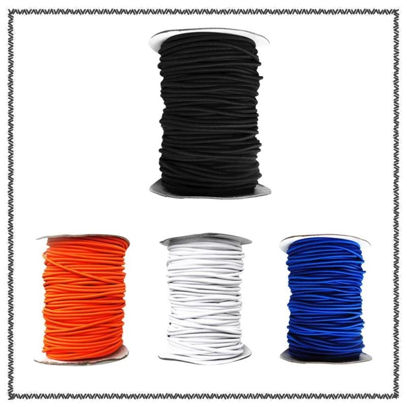[MCA] High Tenacity Elastic Rope Bungee Shock Cord Tie Down Orange, 4mm ...