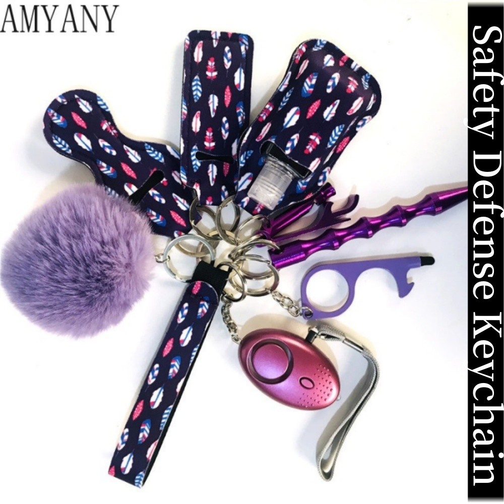 Personal Alarm Self Defense Keychain,Safety Keychain Accessories,Self ...
