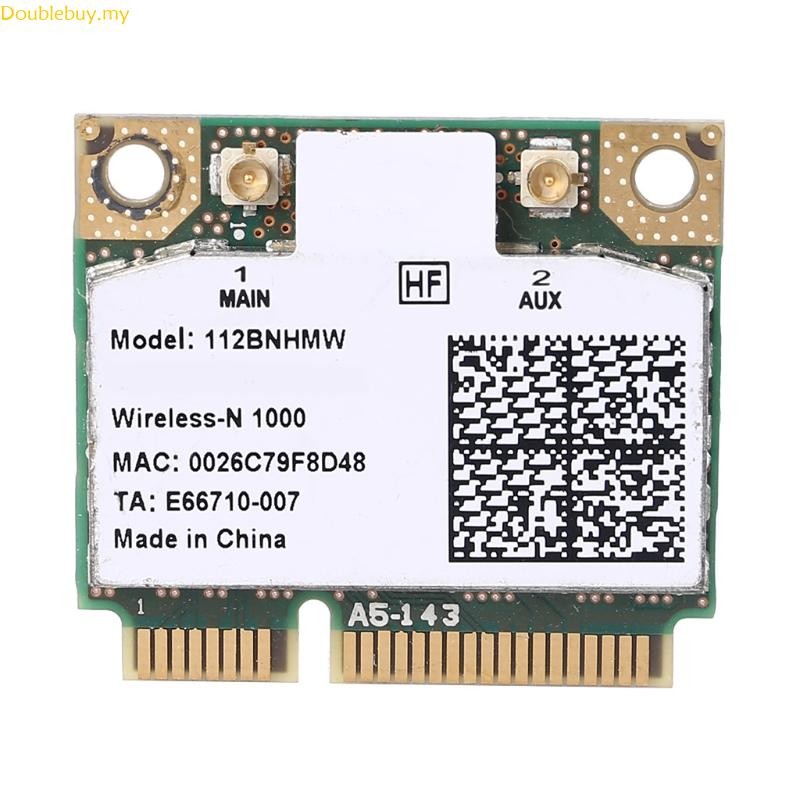Doublebuy For Centrino Wireless-N 1000 Wifi Link1000 112BNHMW 300Mbps ...