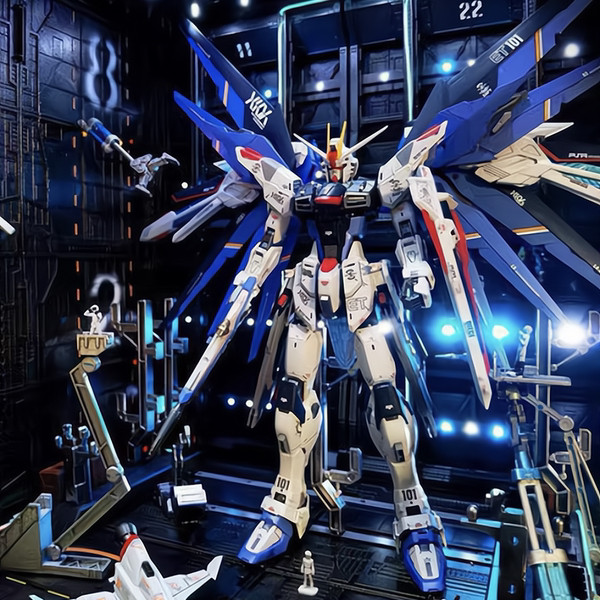 hg gundam gundam Gundam Model Assembly HG Strike Freedom Seven Swords ...