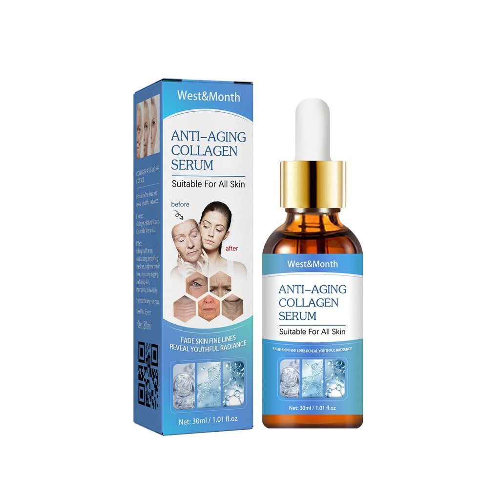West&Month Collagen Face Serum Memudarkan Garis Halus Muka Menganjalkan ...