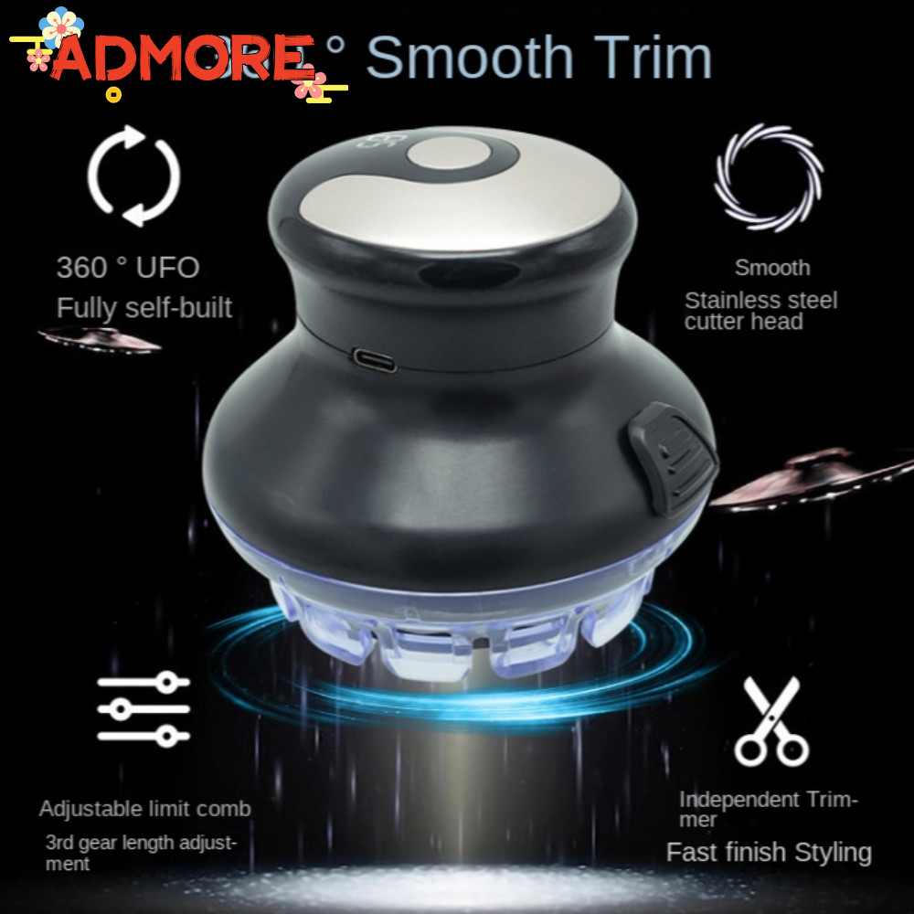 ADMORE Special Hair Clipper, Universal Hair Clipper Fully Automatic Flying Saucer Electric Hair ...