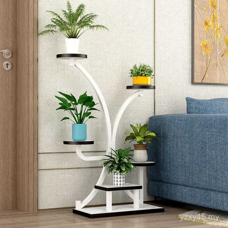 Rak Penyimpanan Stand Bunga Ruang Tamu Dalaman Tanaman Hijau Succulent ...